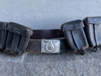 # SS OVERHOFF & CIE MATCHING SS MARKED BELT, POUCHES AND BUCKLE ...